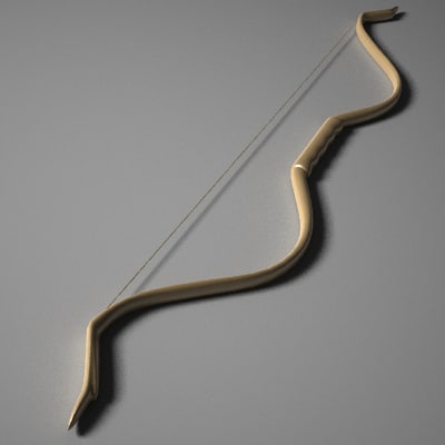 3d hunting bow model
