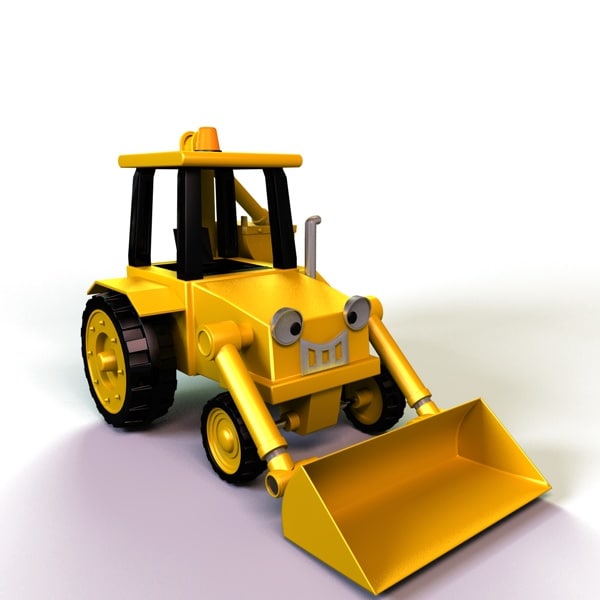 3d model toy digger