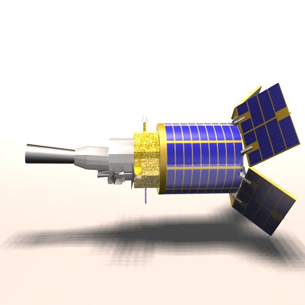 3d model defense satellite