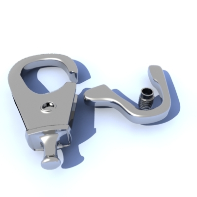 snap hook 3d model