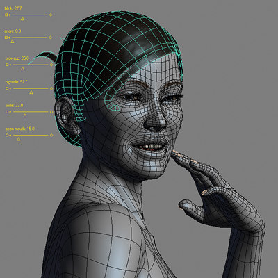 virtuella 2 0 virtual female 3d model