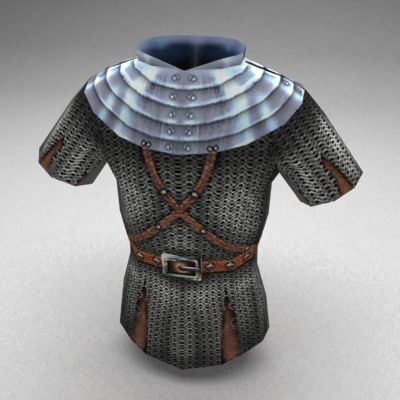 fantasy armor set 1 3d model