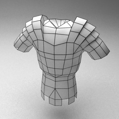 fantasy armor set 1 3d model