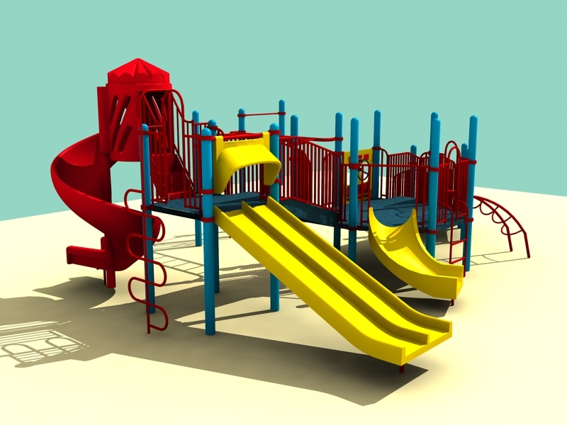 children playground 3d model