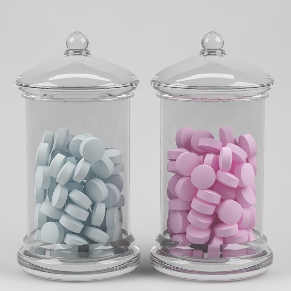 3d Model Of Drops
