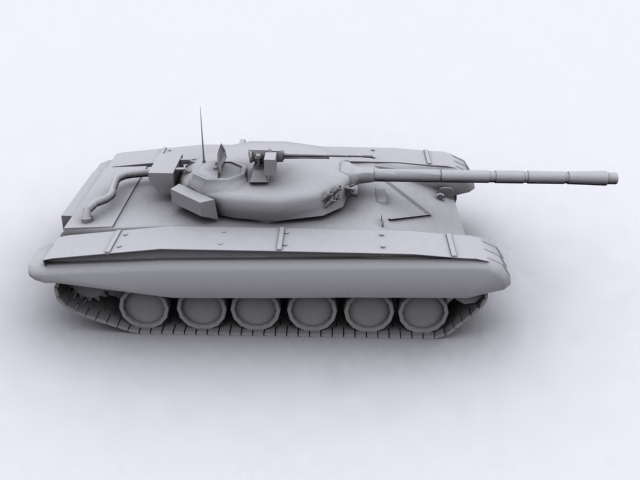 3d t-72 battle tank model