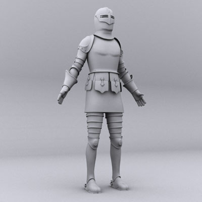 3d model knight