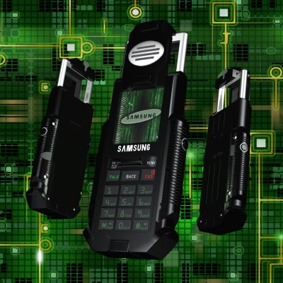 matrix phone 3d model