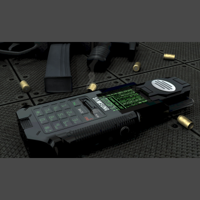 matrix phone 3d model