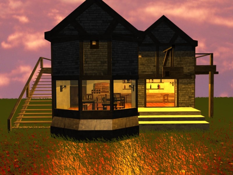 blender ready medieval tavern