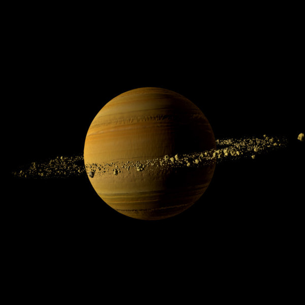 planets saturn approach animation max