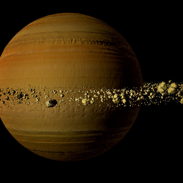 saturn rings 3d model