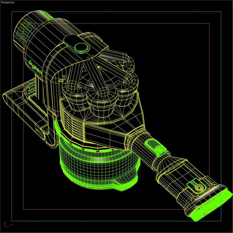 vacuum cleaner dyson dc16 3d model