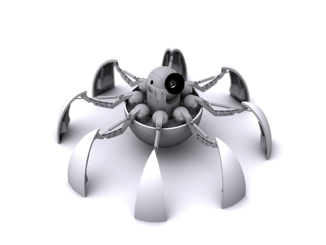 3d model spy egg robot