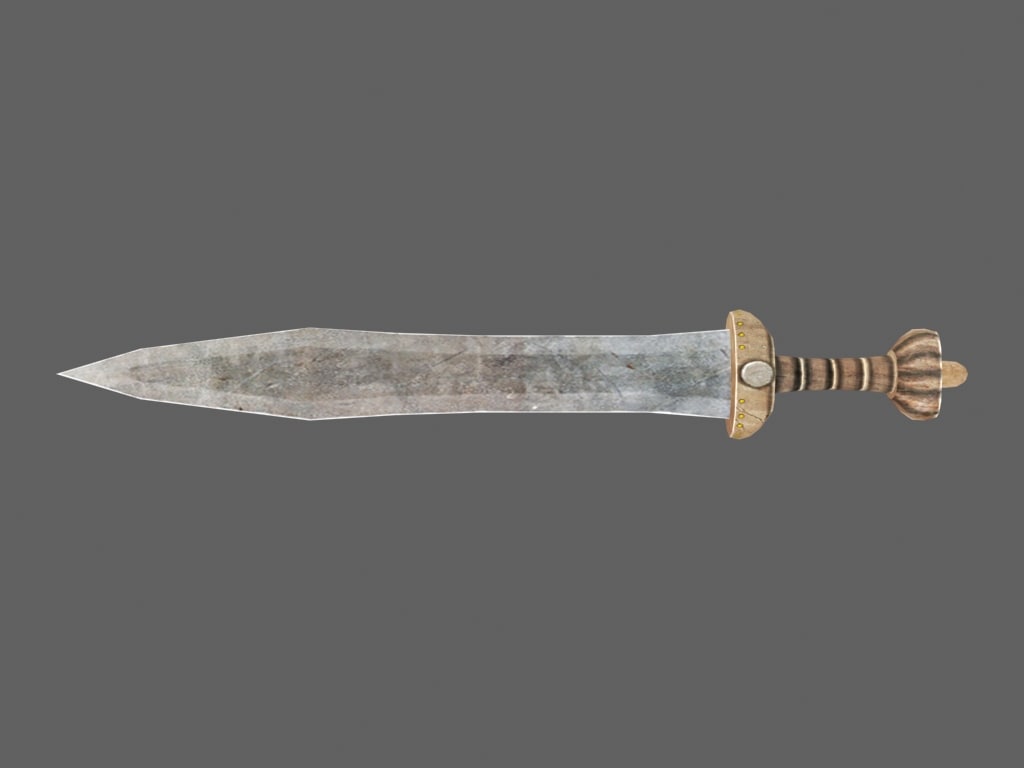 3d roman gladius