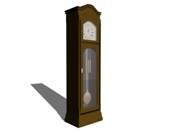Free Animated 3D Grandfather-Clock Models | TurboSquid