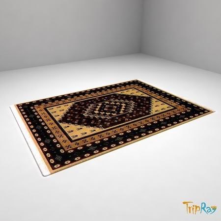 3d rectangle carpet model