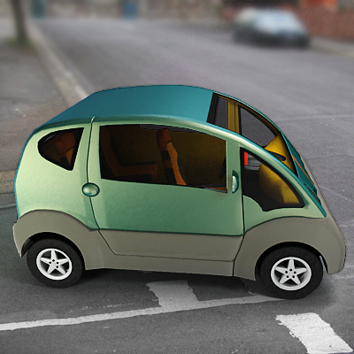 3ds max new car mini cat