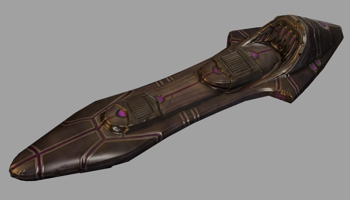 3d model hoverboard sci-fi