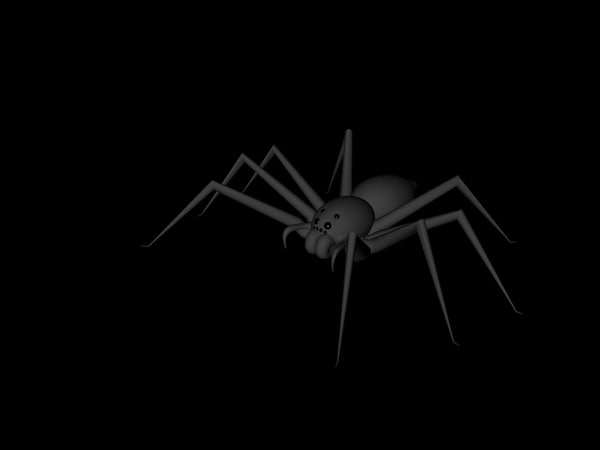 3d basic rig spider model