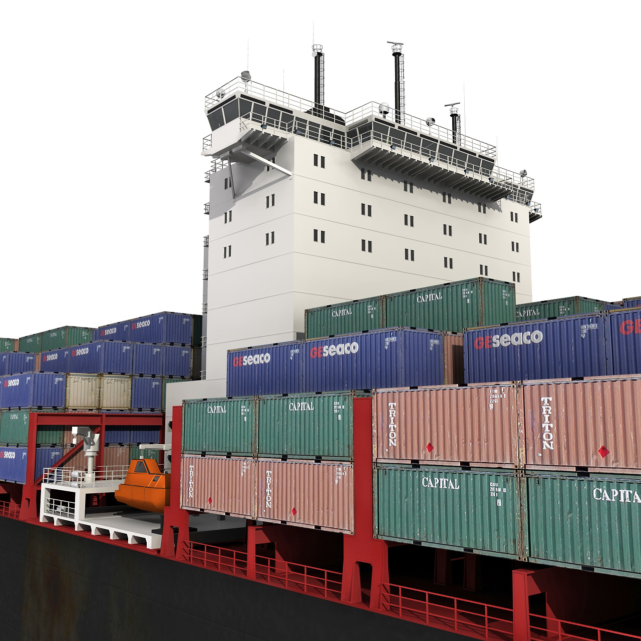 cargo container ship max