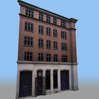 3d modular facades model