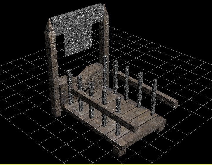 modelo 3d gilotina gratis - TurboSquid 444632