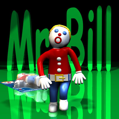 3d model mr bill rigged character