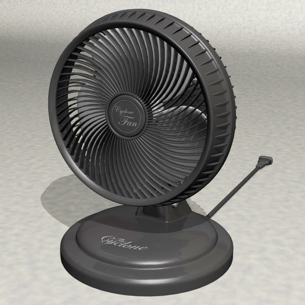 3d electric fan model