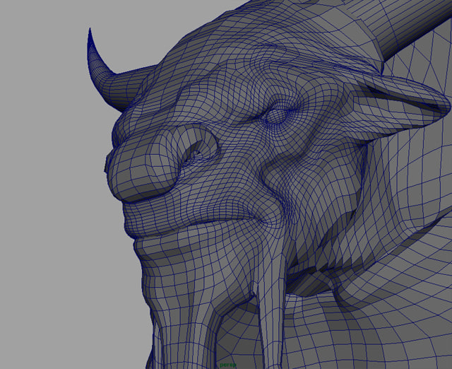 3d minotaur creature model