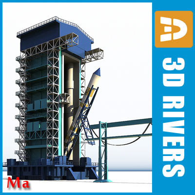 modelo 3d Kosmos 3M Launch area v1 de 3DRivers - TurboSquid 447576