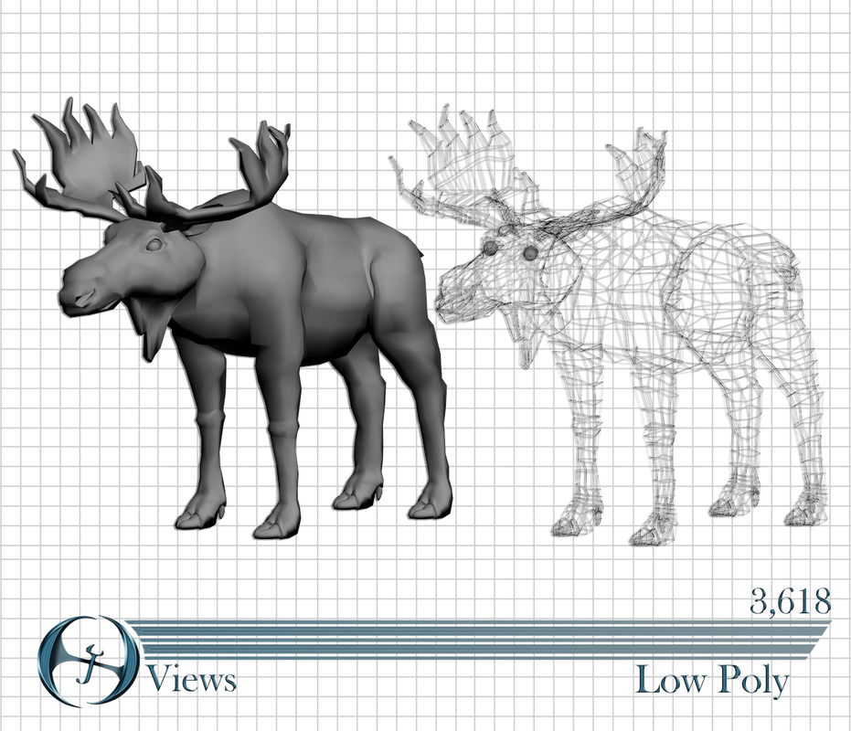 3d moose model