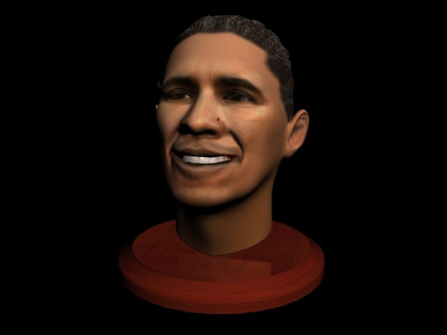 modelo 3d Caras - Barack Obama - TurboSquid 443313