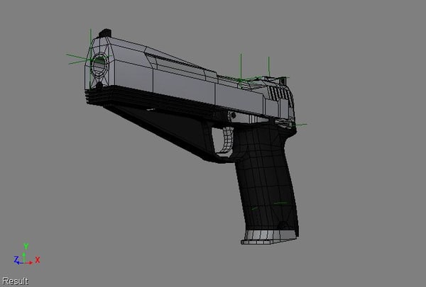 ares pistol 3d model