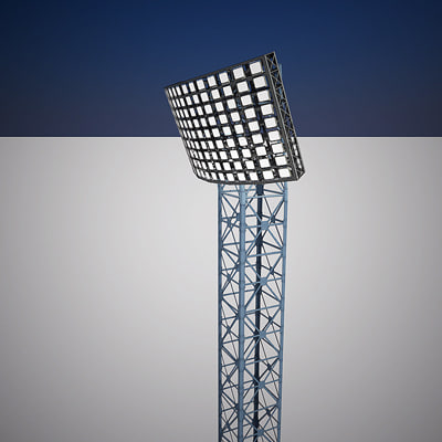 3d 3ds light tower