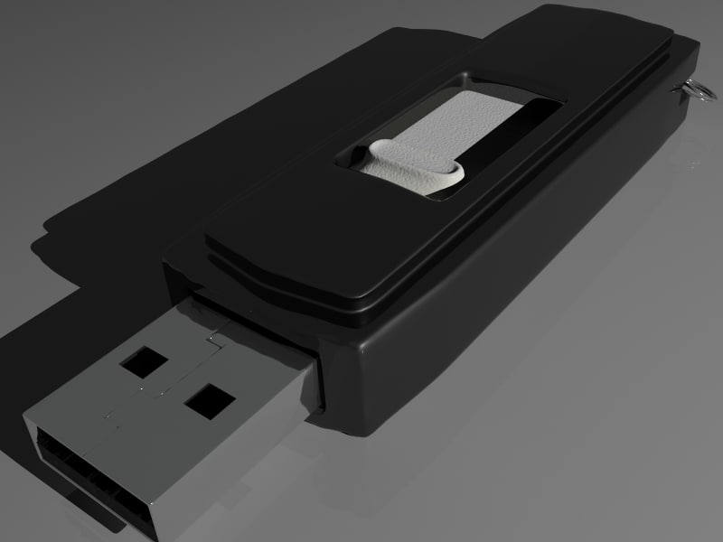 3d memorystick memory stick model