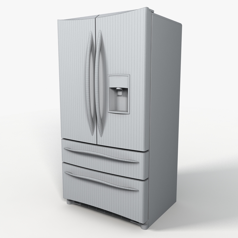 refrigerator freezer 3d max