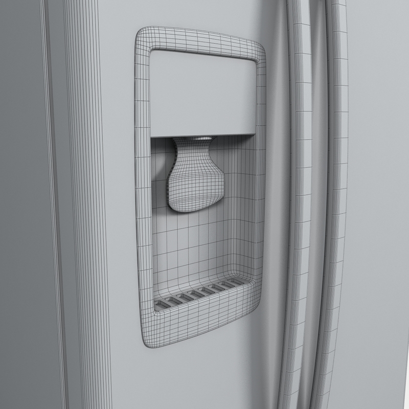 refrigerator freezer 3d max