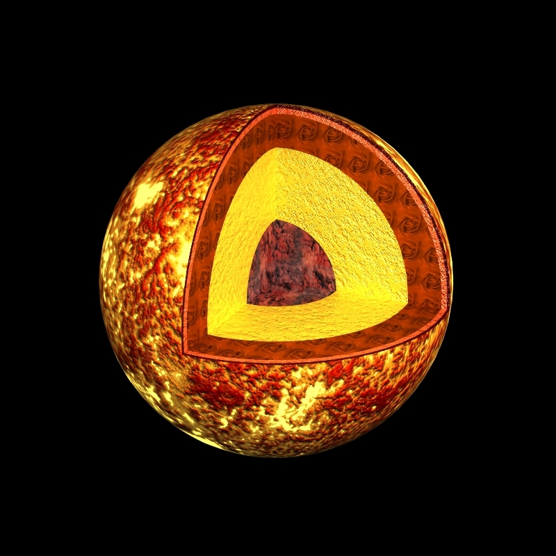 3d photoreal sun structure