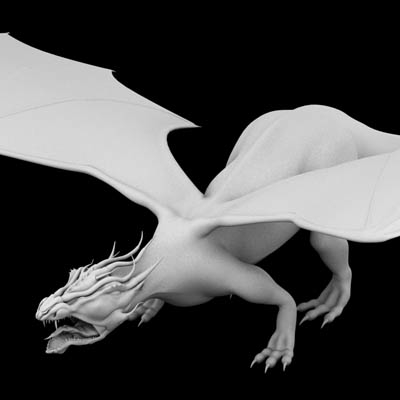 dragon 3d obj