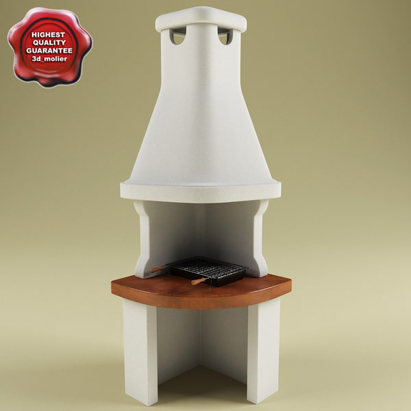 outdoor stone barbecue max