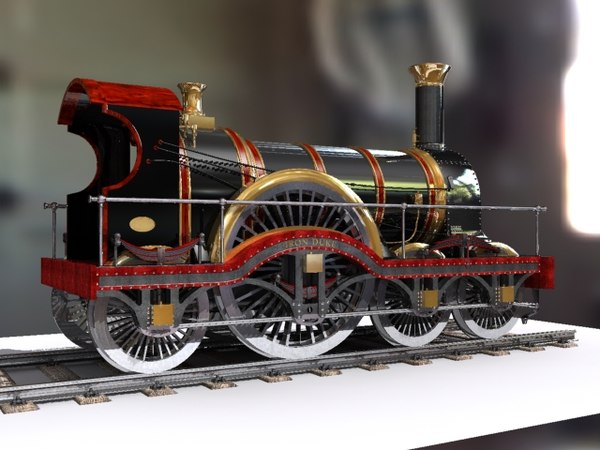 3d model of iron duke locomotive