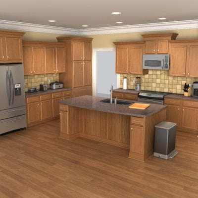 kitchen set 3d model