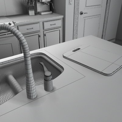 kitchen set 3d model