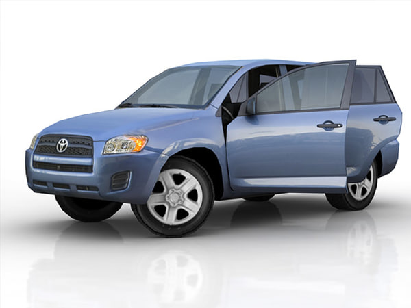 2009 toyota rav4 details 3d model