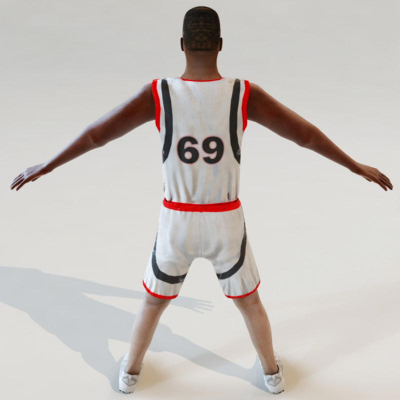 basketball player 3d model
