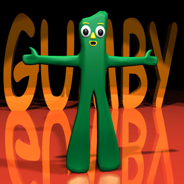 modelo 3d Gumby Rigged Character 01 - TurboSquid 444713