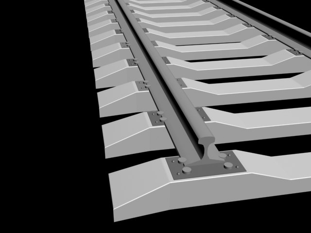 rail 3d model