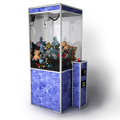 claw vending machine catcher 3d model