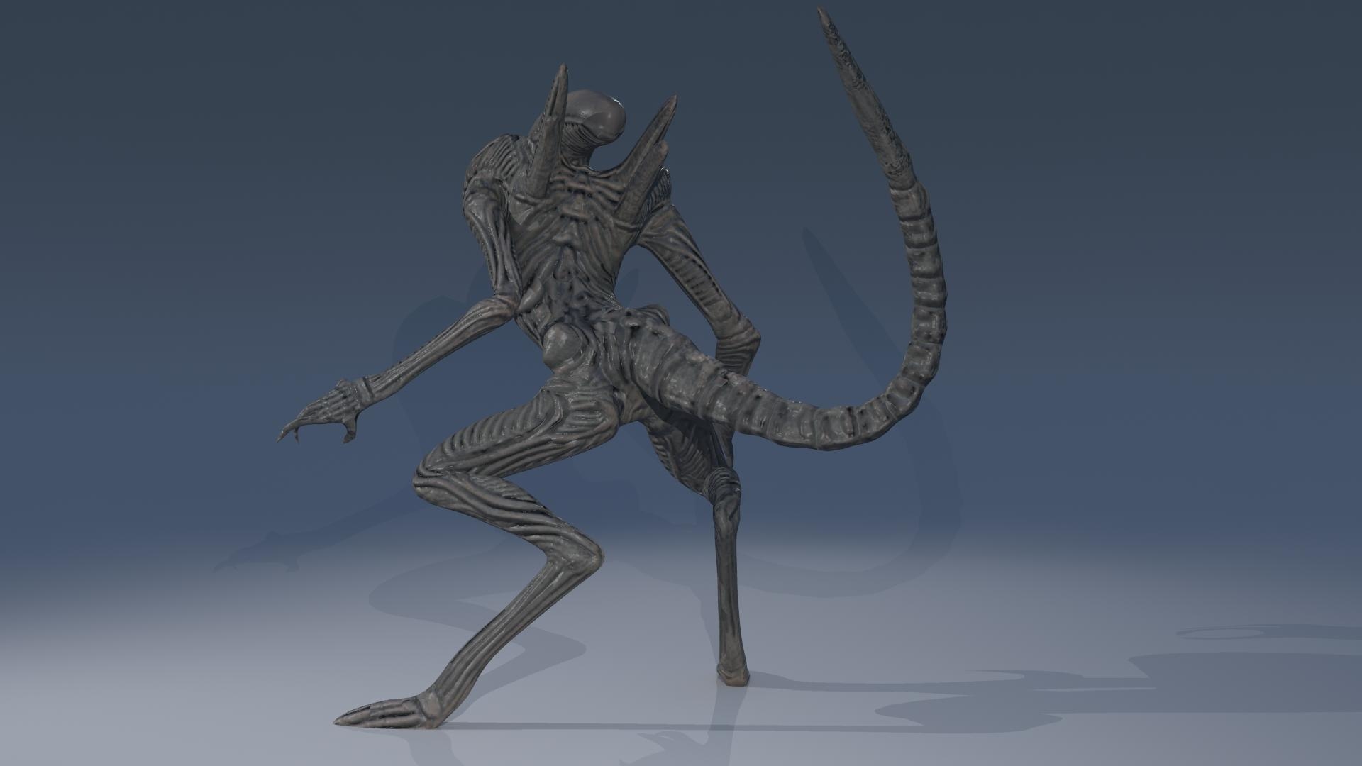alien xenomorph 3d model